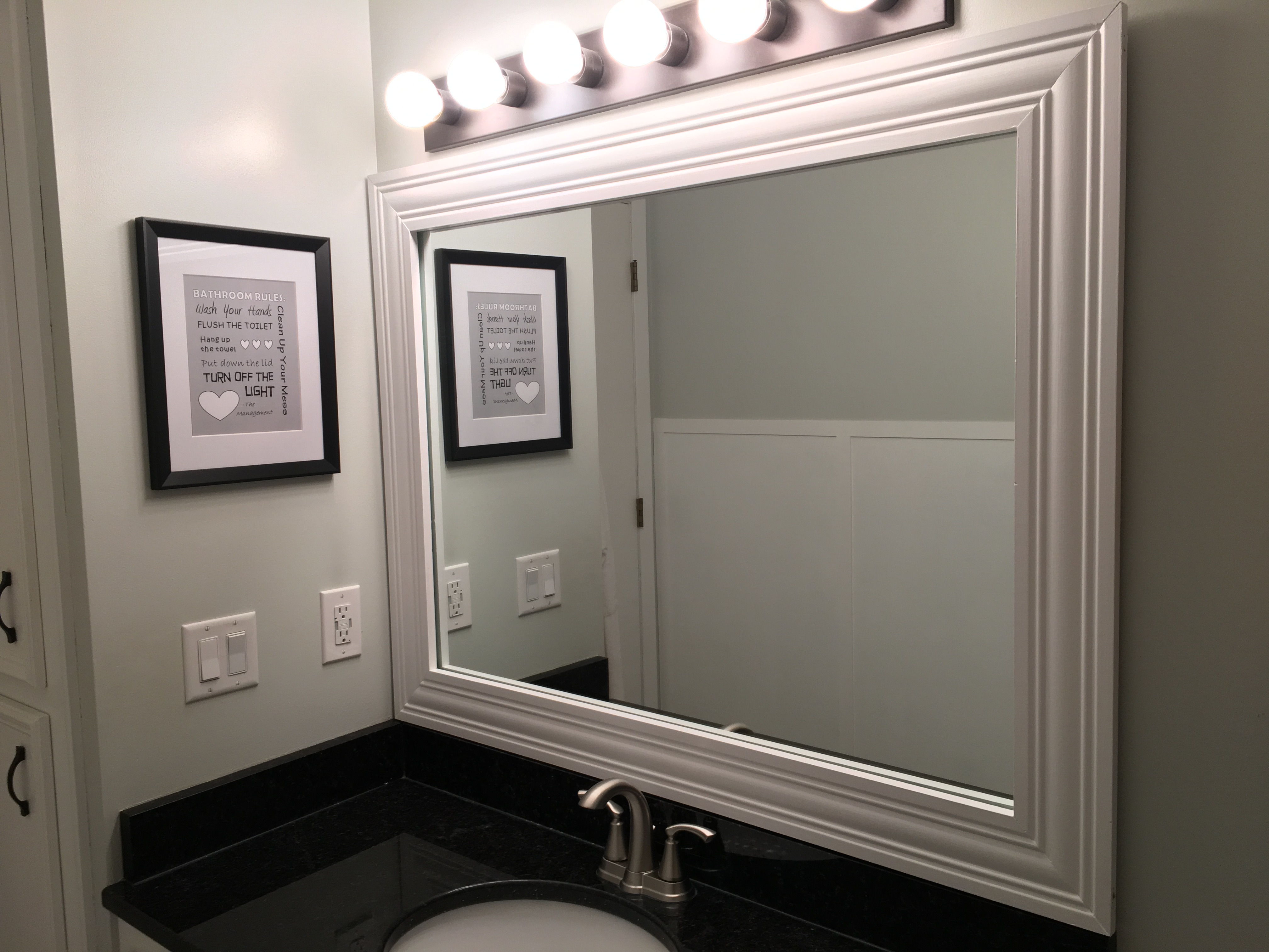 Framing a Mirror - Verlo House to Home